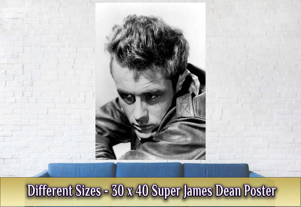 James Dean Poster, Hollywood Legend, Vintage Photo - Iconic James Dean
