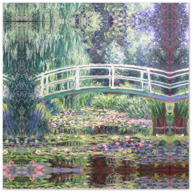 Claude Monet Water Lilies Bridge Claude Monet Art Posters | Bridge